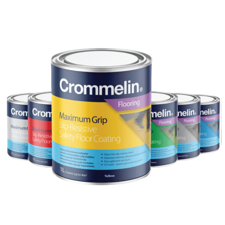 Crommelin Maximum Grip Concrete Coating - 4L – Epoxy Warehouse | Epoxy ...