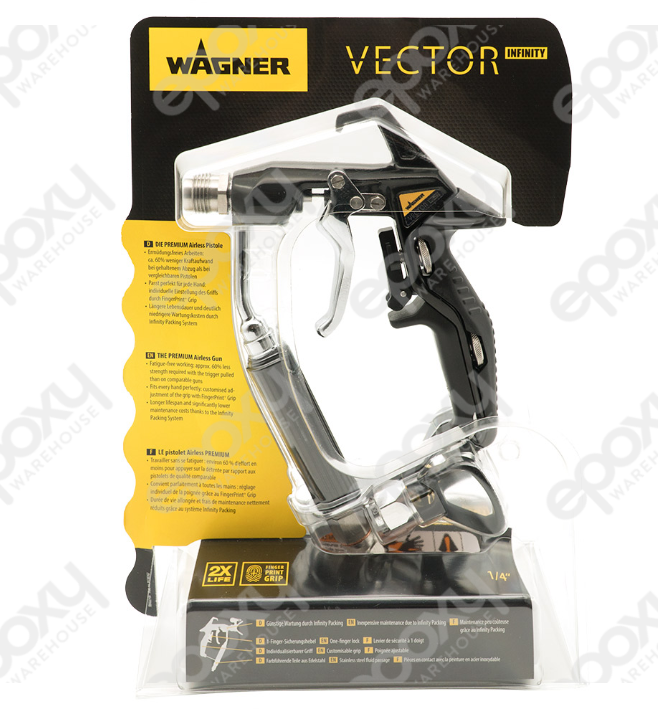 Wagner Vector Infinity Airless Gun(no filter) | Epoxy Floor Coating ...