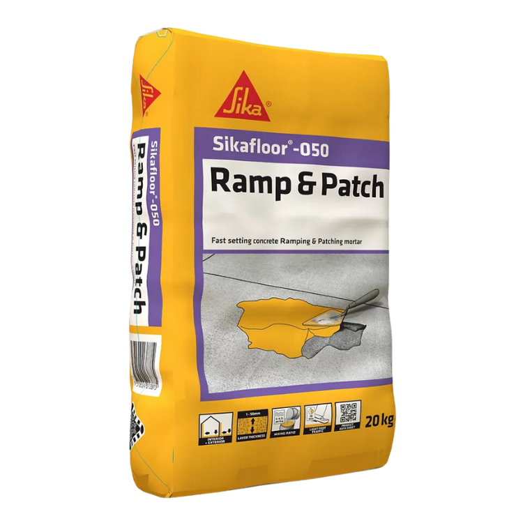 Sikafloor 050 Ramp and Patch 20kg, Fast Setting Concrete Repair Mortar ...